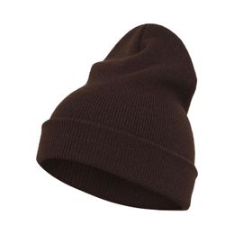Flexfit Herren Beanie "Flexfit Unisex Heavyweight Long Beanie", braun, Kunstfaser, M&uuml;tzen