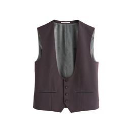 next Suit Vest male size 38 Wine red