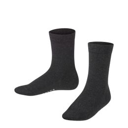 Falke Damen Socken "Family", Gr. 35, grau, Obermaterial: 92% Baumwolle CO. 7% Polyamid PA. 1% Elasthan EL., glatt, Socken