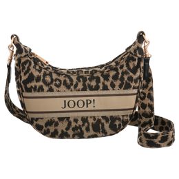 JOOP! JOOP Damen Schultertasche "sicilia shoulderbag mvz", braun, Textil, Taschen, Damen Handtasche, Hobo, Umh&auml;ngetasche im modischen Animal-Print