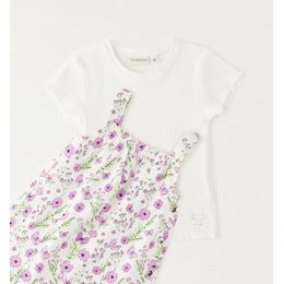 sarabanda M&auml;dchen Sommerkleid "BABY GIRL SET", bunt, Gr. 80, 47% Baumwolle, 47% Modal, 6% Elasthan - 98% Baumwolle, 2% Elasthan, Kleider