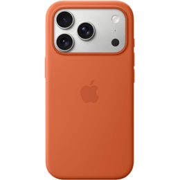 Apple Smartphone-H&uuml;lle "iPhone 17 Pro Silikon Case mit MagSafe", Smartphones, orange, H&uuml;llen