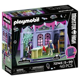 Playmobil Kinder Konstruktions-Spielset "KlassenzimmerTM (72145), Monster High ", bunt, Kunststoff, Spielbausteine, Made in Europe
