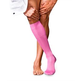 Falke Kinder Kniestr&uuml;mpfe "No. 9 Pure Fil d'&Eacute;cosse", Gr. 39, rosa, Obermaterial: 93% Baumwolle CO. 7% Polyamid PA., glatt, Socken