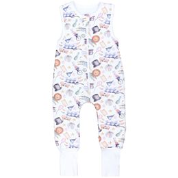 TUPTAM Babyschlafsack "Schlafsack mit F&uuml;&szlig;en Baby Ganzjahresschlafsack mit Beinen 2,5 Tog", L: 74cm, rot, Schlafs&auml;cke