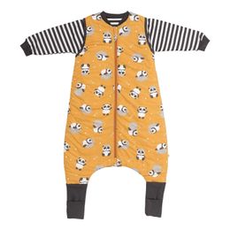 SCHLUMMERSACK Babyschlafsack "Schlafsack mit F&uuml;&szlig;en 3.5 Tog", L: 90cm, gelb, Schlafs&auml;cke