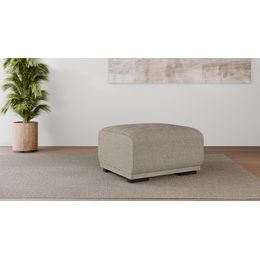 Polsterhocker OTTO HOME, B:61cm H:46cm T:72cm, grau, 100% Polyester, Hocker, "BORNHOLM, kleiner Hocker passend zur Serie, Ma&szlig;e B/T/H: 61/72/46 cm",