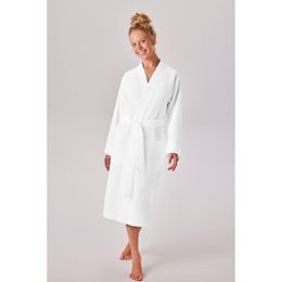 OTTO home Unisex-Bademantel &raquo;Vanessa, ideal f&uuml;r Sauna & Spa, Hotelbademantel, Morgenmantel&laquo; 1 Stk. Taschen, Damen & Herren, Waffelpiqu&eacute;, sehr leichte 