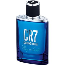 CR7 Cristiano Ronaldo Herren Eau de Toilette "Play it cool", blau, CRISTIANO RONALDO, Parf&uuml;ms, mit w&uuml;rzigem Karamom