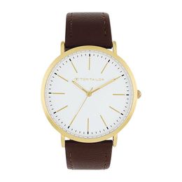 Tom Tailor Herren Tom Tailor Quarzuhr Armbanduhr, Herrenuhr, analog braun Einheitsgr&ouml;&szlig;e