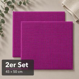 OTTO home Badematte &raquo;Vanessa Chenille Standard, Badvorleger, Badezimmer, Duschvorleger&laquo; H&ouml;he 15 mm rutschhemmend beschichtet fu&szlig;bodenheizungsgeeignet 