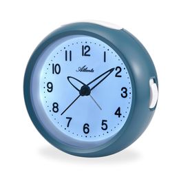 Atlanta Quarzwecker, blau, Wecker