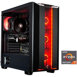 Captiva Gaming-PC "Advanced Gaming R94-088", Microsoft Windows 11 Home (64 Bit), 16 GB RAM 1.000 GB SSD, rot, Desktop-PCs