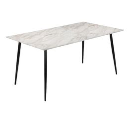 OTTO home Esstisch &raquo;Danny&laquo; mit pulverbeschichteten Metallbeinen, &Oslash; 38 mm' B/H/T: 120cm x 76cm x 80cm