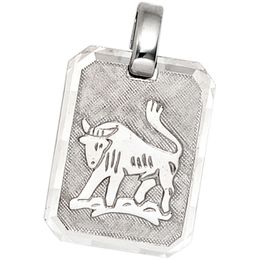 Jobo Damen Sternzeichenanh&auml;nger "Anh&auml;nger Sternzeichen", Stier, Silber 925 (Sterlingsilber), silber, Silber 925 (Sterlingsilber), Schmuckanh&auml;nger,
