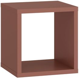 Regalw&uuml;rfel FORTE, B:38,2cm H:32,9cm T:32,9cm, orange, Holzwerkstoff, Regale, "Mauro", Regalw&uuml;rfel, B/H/T 38,2x38,3x32,9 cm, langlebige Beschichtung