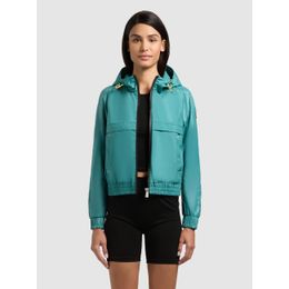Khujo Damen Blouson "GINA", gr&uuml;n, Gr. S, leicht gl&auml;nzend, Web, 100% Polyester, Jacken
