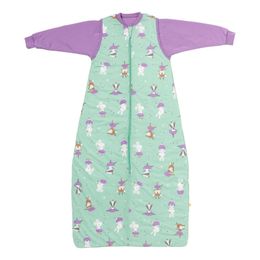 SCHLUMMERSACK Babyschlafsack "Schlafsack ohne F&uuml;&szlig;en 3.5 Tog", L: 110cm, gr&uuml;n, Schlafs&auml;cke
