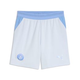 Puma Kinder Sporthose "Manchester City 26/27 Shorts. Jugendliche", blau, Gr. 164, Obermaterial: 100% Polyester. Besatz: 12% Elasthan, 88% Polyester.