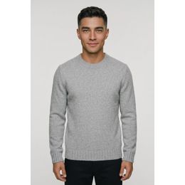 Cinque Herren Strickpullover "CIZAC", grau, Casual, Gr. M, unifarben, Strick, Obermaterial: 80% Baumwolle, 16% Polyamid, 4% Elasthan, Pullover,
