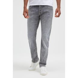 CAMP DAVID Herren Regular-fit-Jeans, grau, Gr. 38, Sweatware, Material: 68% Baumwolle, 16% Polyester, 14% Lyocell, 2% Elasthan, Jeans, mit normaler