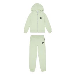 Philipp Plein Damen Sportanzug "Gothic Plein Verziert", gr&uuml;n, Gr. 6, Obermaterial: 5% Elasthan, 95% Baumwolle, Sportanz&uuml;ge