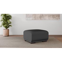 Polsterhocker OTTO HOME, B:61cm H:46cm T:72cm, grau, 100% Polyester, Hocker, "BORNHOLM, kleiner Hocker passend zur Serie, Ma&szlig;e B/T/H: 61/72/46 cm",