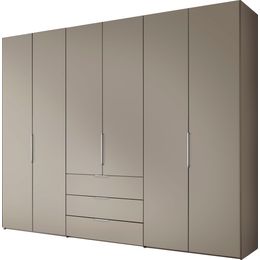 Dreht&uuml;renschrank STAUD, B:298cm H:222cm T:63cm, wei&szlig;, Holzwerkstoff, Schr&auml;nke, "Extenso, edles Design in hochwertiger Qualit&auml;t, Made in Germany", mit