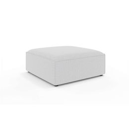 Polsterhocker OTTO HOME, B:100cm H:42cm T:100cm, grau, 100% Polyester, Hocker, "HAILY Sitzhocker XL passend zur Serie, Ma&szlig;e B/T/H: 100/100/42 cm",