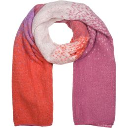 styleBREAKER Damen XXL-Schal "Web-Schal mit Pixel-Farbverlauf", rosa, Modisch, Obermaterial: 80% Viskose CV. 20% Wolle WO., Modet&uuml;cher