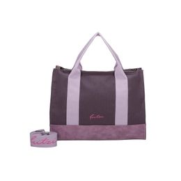 Damen Shopper "Canvas Tote Bag", Fritzi aus Preussen, lila, 55% Baumwolle, 45% Polyester, unifarben, Taschen, mit abnehmbarem Schulterriemen