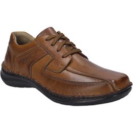 Josef Seibel Herren Schn&uuml;rschuh "New Anvers 08, cognac", Gr. 42, braun, Obermaterial: 100% Rindsleder Leather cow., Schuhe