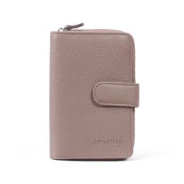 MARGELISCH Damen Geldb&ouml;rse "Madrid 1", beige, Rindsleder, Kleinlederwaren, LGW zertifiziertes Leder