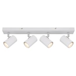 Globo LIGHTING Deckenstrahler "JAMES", &Oslash; 6cm H: 53cm, 1 Stk., wei&szlig;, Wohnzimmer, Leuchten, Deckenspot/Wohnzimmer/Flur/Schlafzimmer