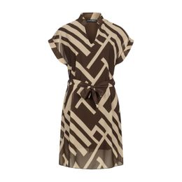 CLOUD 5IVE Damen A-Linien-Kleid "CLOUD 5IVE Summer Dress", braun, Gr. XS, 100% Polyester, Kleider