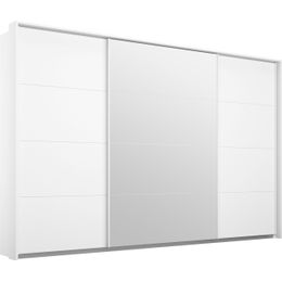 Schwebet&uuml;renschrank Rauch, B:323cm H:233cm T:64cm, wei&szlig;, Holzwerkstoff, Schr&auml;nke, "Kleiderschrank Schrank Garderobe Schlafzimmerschrank Ankleide