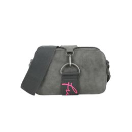 Damen Umh&auml;ngetasche "Jumy Cross", Fritzi aus Preussen, grau, 100% Polyurethan, unifarben, Taschen, mit dekorativem Verschluss-Detail