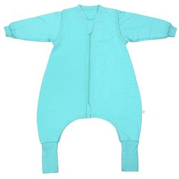 SCHLUMMERSACK Babyschlafsack "Schlafsack mit F&uuml;&szlig;en 1.0 Tog", L: 70cm, blau, Schlafs&auml;cke