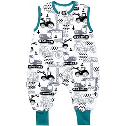 TUPTAM Babyschlafsack "Schlafsack mit F&uuml;&szlig;en Babyschlafsack mit Beinen Unwattiert", L: 86cm, gr&uuml;n, Schlafs&auml;cke