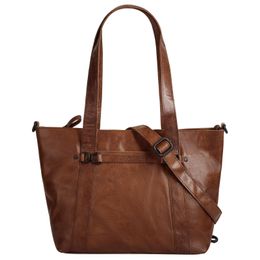SPIKES & SPARROW Damen Shopper, SPIKES & SPARROWcognac, Leder, Taschen, echt Leder
