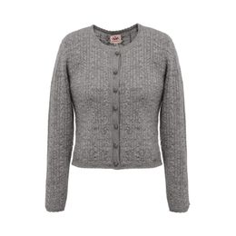 Spieth & Wensky SPIETH & WENSKY Damen Strickjacke "Strickjacke DELO", grau, Gr. XXL, Obermaterial: 55% Polyacryl PAN. 45% Baumwolle CO., Strickjacken