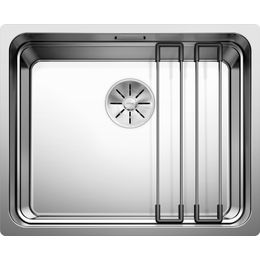 K&uuml;chensp&uuml;le Blanco, B:54cm, silber, Edelstahl, K&uuml;chensp&uuml;len, "ETAGON 500-IF", mit 2 Etagon-Schienen