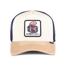 Djinns Herren Trucker Cap "Djinns HFT Cap DNC New 1.2", beige, 60% Baumwolle, 40% Polyester, Caps