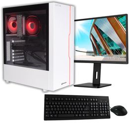 Captiva Gaming-PC-Komplettsystem "Advanced Gaming R93-512 TFT Bundle", Microsoft Windows 11 Home (64 Bit), 32 GB RAM 1.000 GB SSDwei&szlig;,