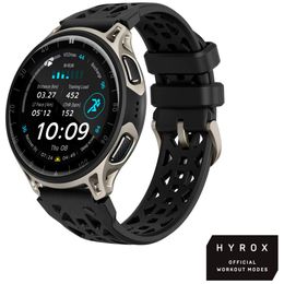 Amazfit Smartwatch "Cheetah 2 Pro", ohne eSIMschwarz, titan, Smartwatches, Hyrox Race Mode
