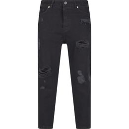 2Y Premium Herren Bequeme Jeans "2Y Premium Herren 2Y Boyfriend Fit Jeans", schwarz, Gr. 31, unifarben, 97% Baumwolle, 3% Elasthan, Jeans