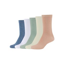 s.Oliver Herren Langsocken "originals", Gr. 35, pink, Baumwollmischung, unifarben, Socken, mit Elasthan-Anteil