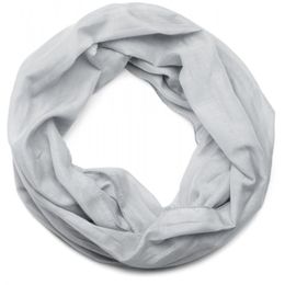 styleBREAKER Damen Loop "Seidiger unifarbener Loop", grau, Modisch, Obermaterial: 100% Viskose CV., Modet&uuml;cher