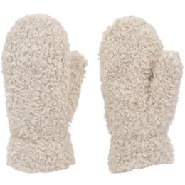 styleBREAKER Damen F&auml;ustlinge "Teddy F&auml;ustlinge mit Fleece Futter", wei&szlig;, Modisch, Obermaterial: 10% Elasthan EL. 90% Polyester PES., Handschuhe