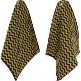 Pad Sp&uuml;ltuch &raquo;VENTO&laquo; Hochwertige Jacquard-Webung, modernes Muster, kr&auml;ftige Farben Baumwolle Baumwolle